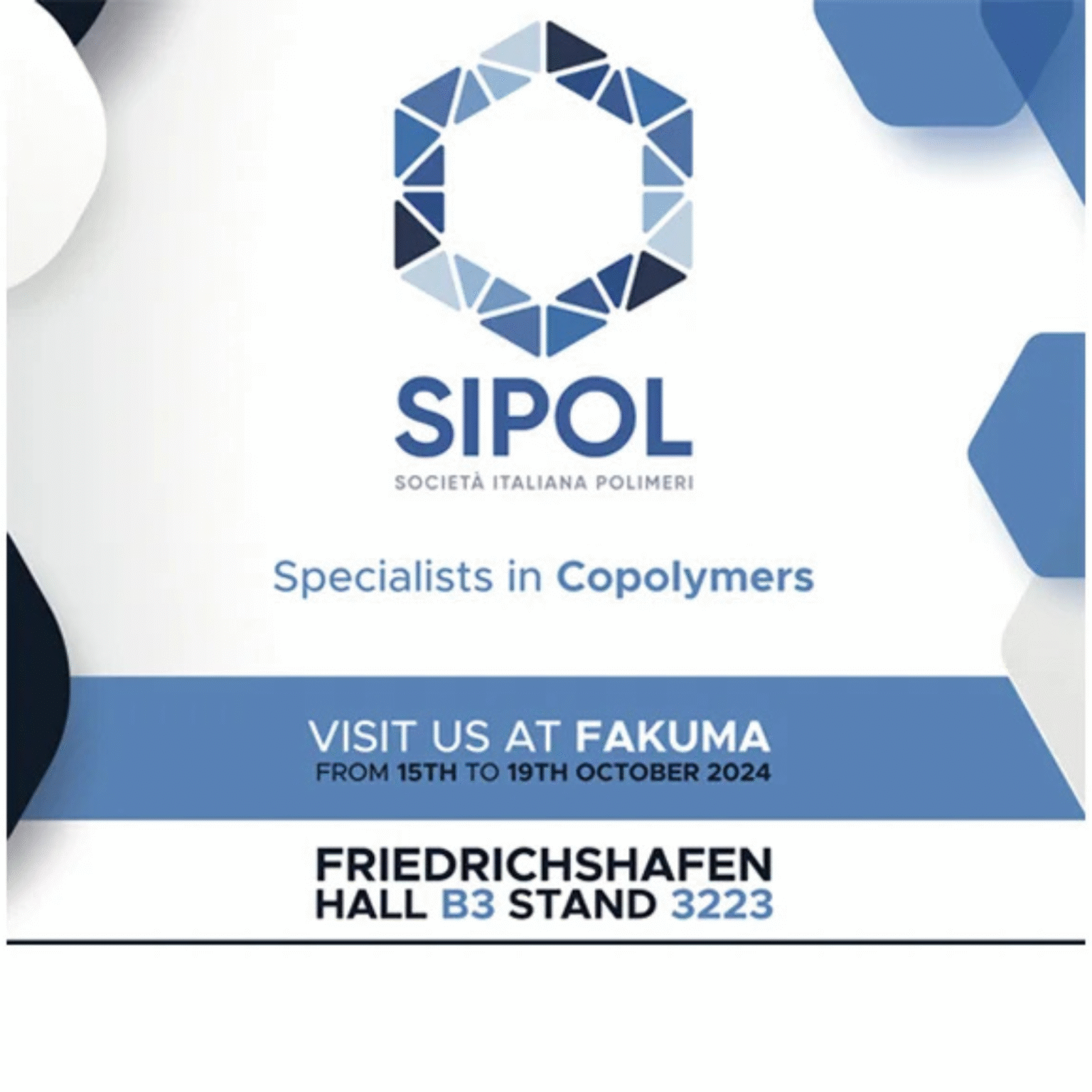 SIPOL® SpA at FAKUMA 2024 - Sipol